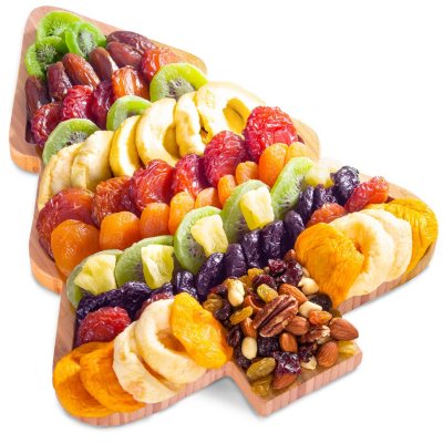 Click here for Fun & Festive Christmas Tree Shaped Dried Fruit Tr... prices