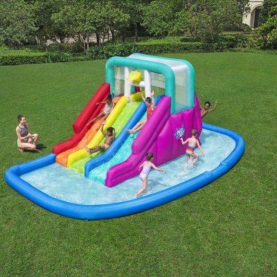 Sams Club Water Slide H2OGO! Triple Splash Mega Water Park