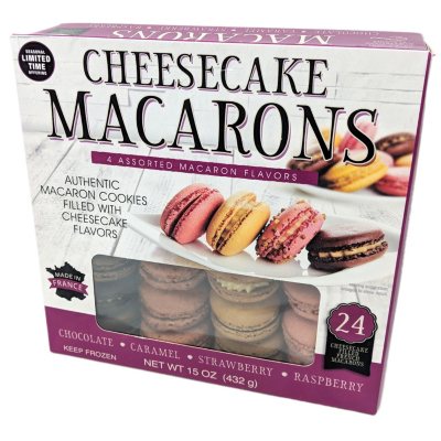 White Toque Cheesecake Macarons (24 ct.) - Sam's Club