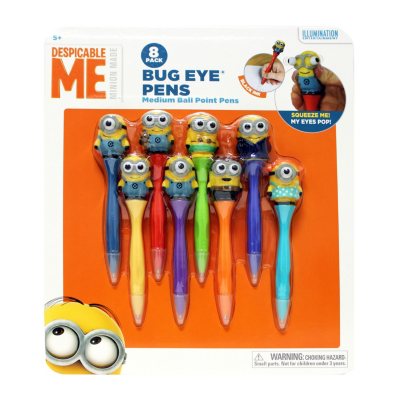Illumination Entertainment Despicable Me Minion Bug Eye Pens, Medium ...
