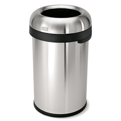 Click here for simplehuman 23 Gal Stainless Steel Bullet Open Can prices