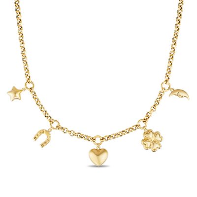 Click here for Neuhardt Charm Necklace in 18K Vermeil prices