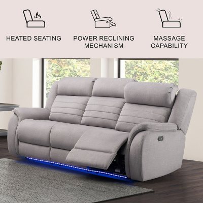 Koda Power Reclining 3 Piece Set with Heat and Massage Sam s Club
