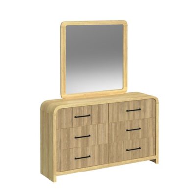Click here for Society Den Woodridge 6-Drawer Dresser & Mirror in... prices