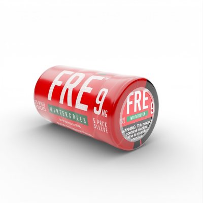 FRE Oral Tobacco Nicotine Pouches, Wintergreen, 9mg, 20 ct., 5 pk ...