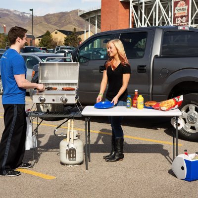 Lifetime 4 Foot Tailgate Table with Wire Pull Out Sam s Club