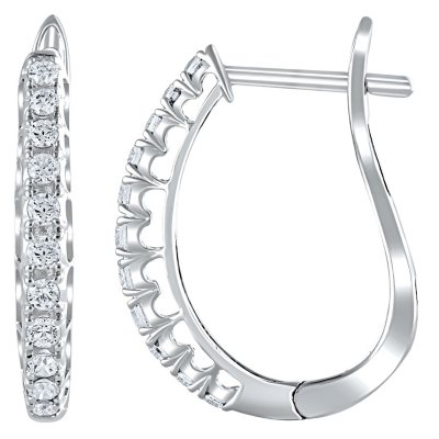 Sam's club diamond hoop earrings store
