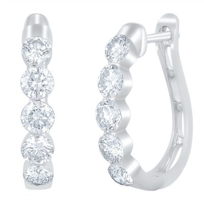 Click here for Lab Created Diamond 1.96 CT. T. W. Five-Stone Floa... prices