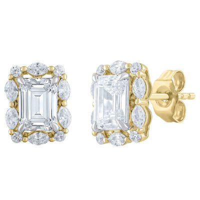 Click here for Lab Created Diamond 2.46 CT. T. W Earrings in 14K... prices