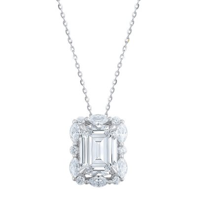 Click here for Lab Created Diamond 1.46 CT. T. W. Pendant in 14K... prices