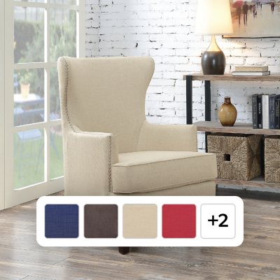 Society Den Avery Accent Arm Chair, Assorted Colors - Sam's Club