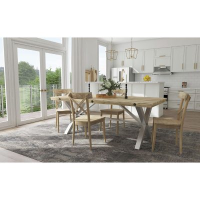 Click here for Keaton Rectangle 5PC Dining Set-Table and Four Cha... prices
