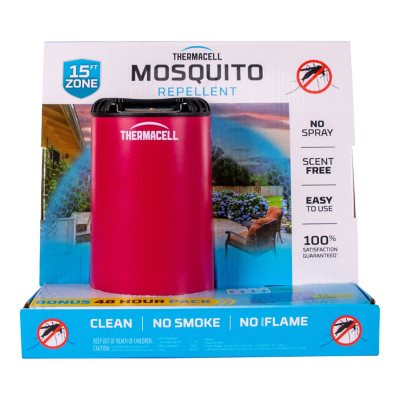 Thermacell Patio Shield Mosquito Repeller Bonus Pack with 48 Hours of ...