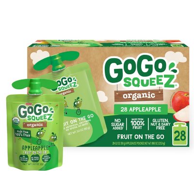 Click here for GoGo SqueeZ Organic Applesauce Pouches  Apple Appl... prices