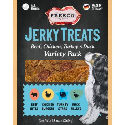 Fresco Dog Foods All Natural Jerky Treats Variety Pack (48 oz.) - Sam's ...