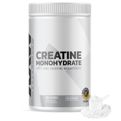 RAW Nutrition Creatine Monohydrate Powder, Unflavored, 510g 100 ...