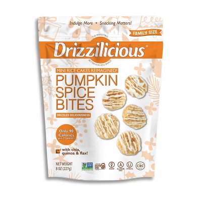 Drizzilicious Pumpkin Spice Mini Rice Cakes, 8 oz. - Sam's Club