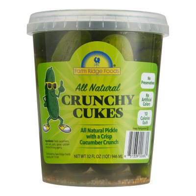 Farm Ridge Foods All Natural Crunchy Cukes (1 qt.) - Sam's Club