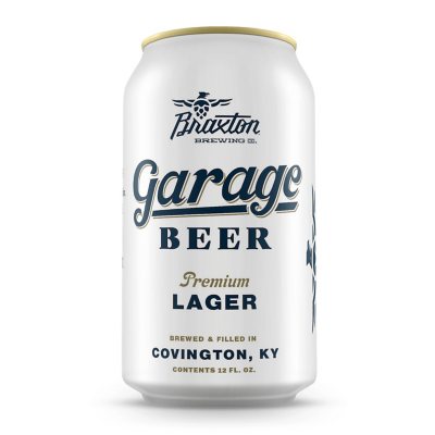 Braxton Garage Premium Lager (12 fl. oz. can, 15 pk.) - Sam's Club