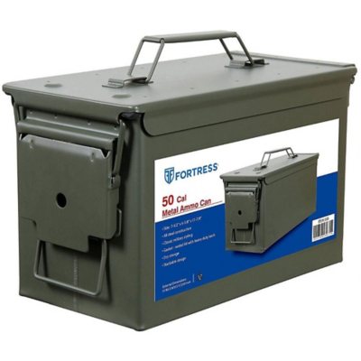 Click here for Fortress 50 caliber steel ammo can prices