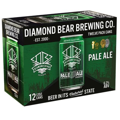 Diamond Bear Pale Ale (12 fl. oz. can, 12 pk.) - Sam's Club