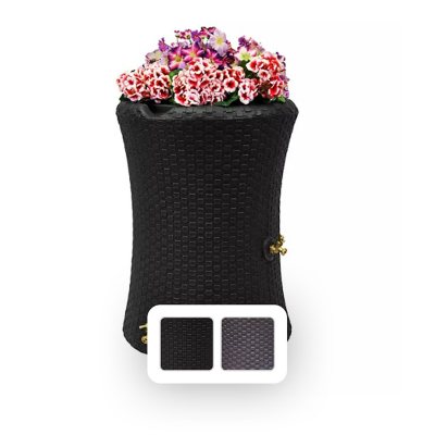 Click here for Impressions Nantucket 50 Gallon Rain Saver - Black... prices