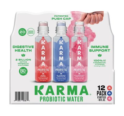 Karma Probiotic Water Variety Pack 18 oz., 12 pk. - Sam's Club
