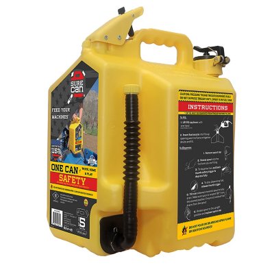 SureCan 5 Gallon Diesel Safety Can, Type II, Rotating Spout - Sam's Club