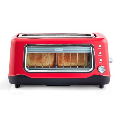 Click here for Dash Clearview Toaster (Red):- Red prices