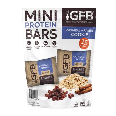 The GFB Oatmeal Raisn Mini Bars (15 ct.) - Sam's Club