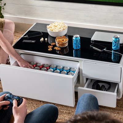 Click here for Sobro Smart Coffee Table with Refrigerator Drawer... prices