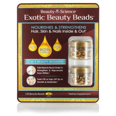 Beauty Science Exotic Beauty Beads (60 ct., 2 pk.) - Sam's Club
