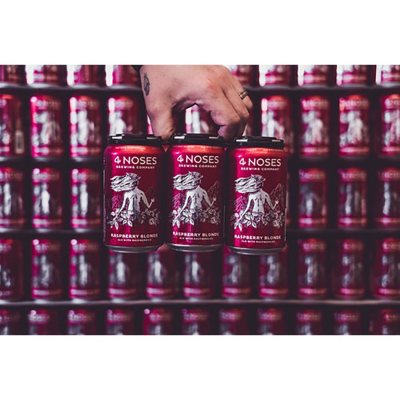 4 Noses Raspberry Blonde Ale (12 fl. oz. can, 6 pk.) - Sam's Club