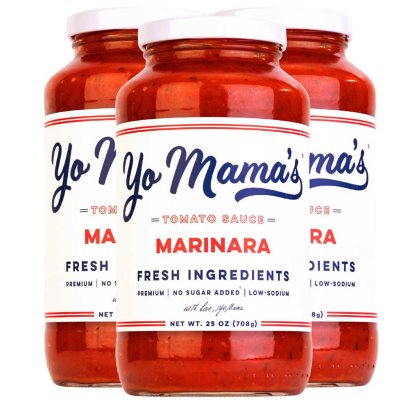 Click here for Yo Mamas Foods Low-Sodium Marinara Pasta Sauce 25... prices