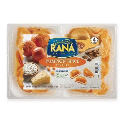 Rana Pumpkin Spice Ravioli (18 oz./pk., 2 pk.) - Sam's Club
