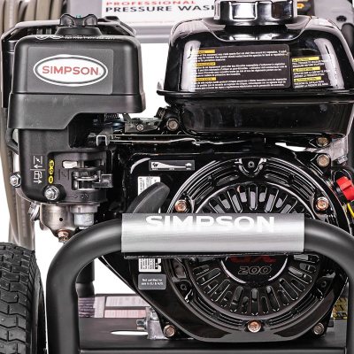 SIMPSON PowerShot 3300 PSI at 2.5 GPM Honda GX200 with AAA Triplex Pump Professional Gas Pressure Washer Sam s Club
