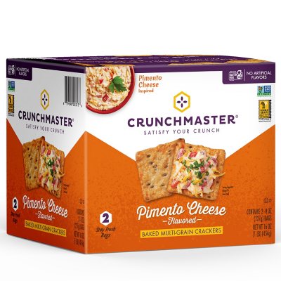 Crunchmaster Pimento Cheese Cracker, 16 oz. - Sam's Club