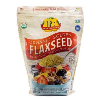Click here for Premium Gold Organic Golden Flaxseed  4 lbs. prices