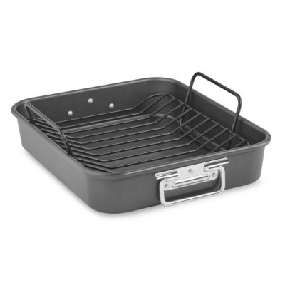 KitchenAid 16" Aluminized Steel Nonstick Roaster with Rack - Sam's Club