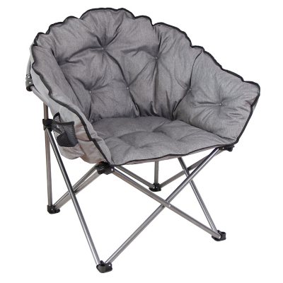 Click here for Cozy Club Overstuffed Chair:- Grey prices