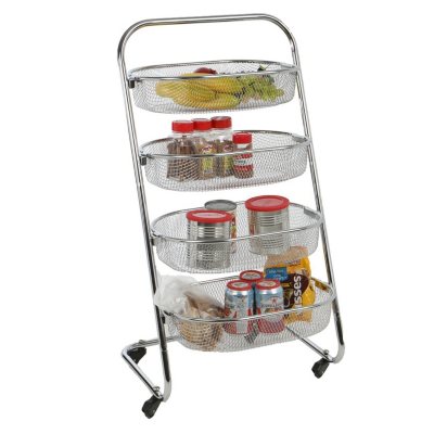 Mind Reader 4-Tier Rolling Basket Rack - Sam's Club