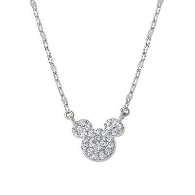 Disney 0.23 CT. T.W. Diamond Mickey Mouse Necklace in 14K Gold - Sam's Club