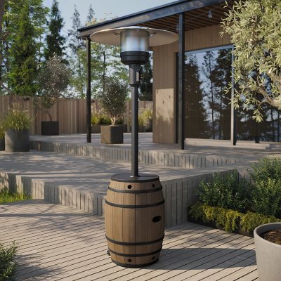 Whiskey Barrel Patio Heater Sam s Club
