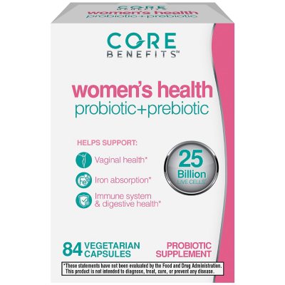 Core Benefits Women's Health Daily Probiotic (84 ct.) - Sam's Club
