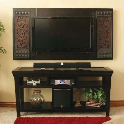 66" Entertainment Table with Decorative Panel - Sam's Club