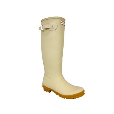 Click here for HUNTER WOMENS ORIGINAL TALL RAIN BOOT - GRAVEL/BIS... prices