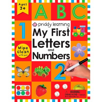 Wipe Clean Workbook: My First Letters and Numbers: Ages 3+; Wipe Clean with Pen - Sam's Club