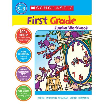 Scholastic First Grade Jumbo Workbook - Sam's Club