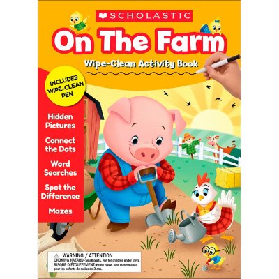 On the Farm: Wipe-Clean Workbook - Sam's Club