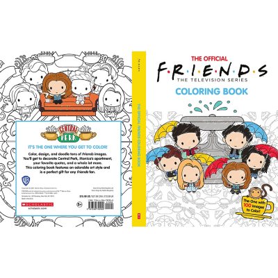 Official Friends Coloring Book (Media Tie-In): The One with 100 Images ...